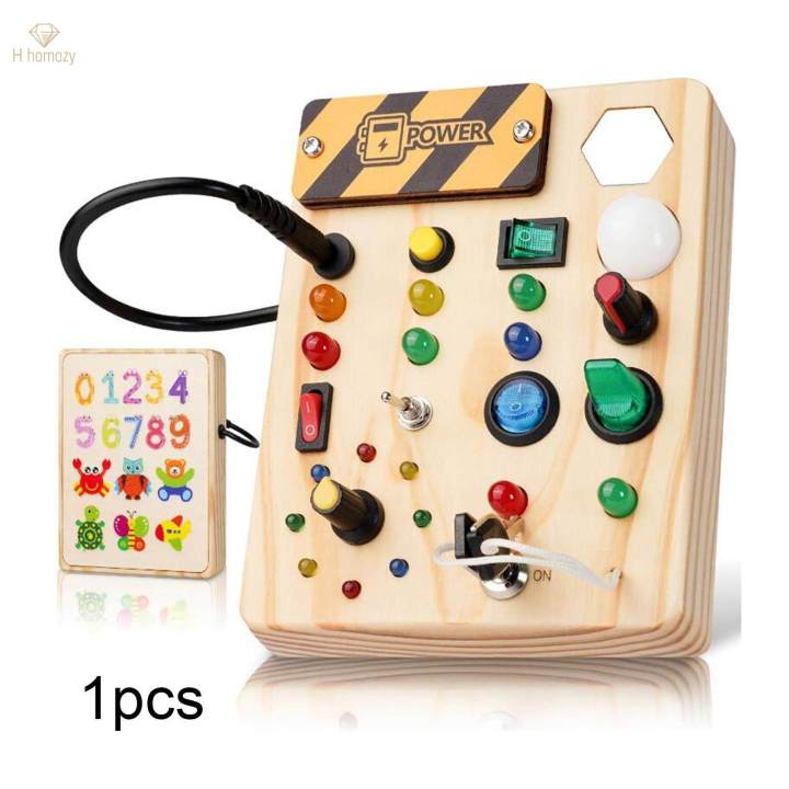 LED Busy Board Preschool Learning Activities Montessori Busy Board ...