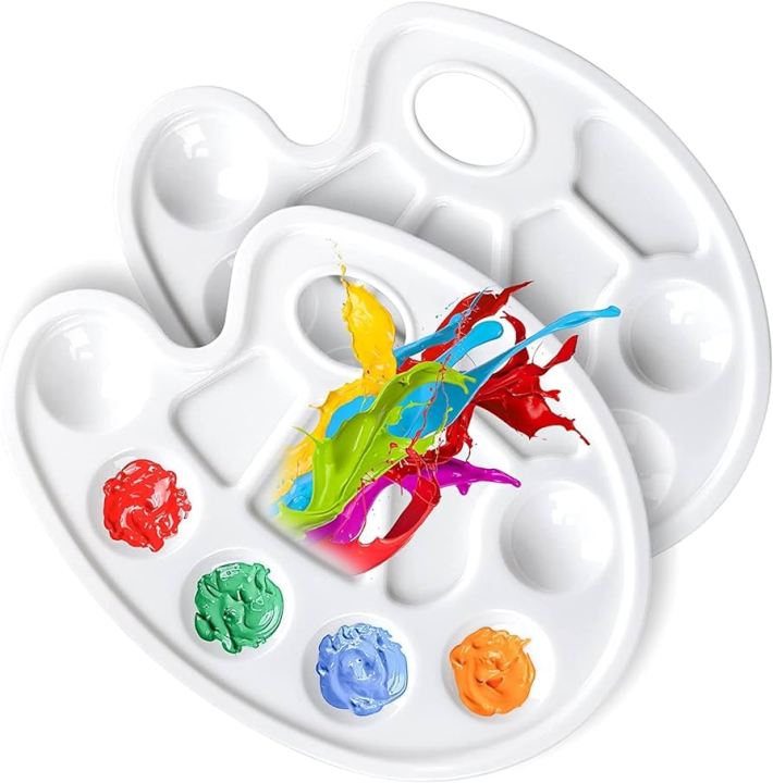 Paint Mixing Tray Palette with Thumb Holder for Art Students using ...