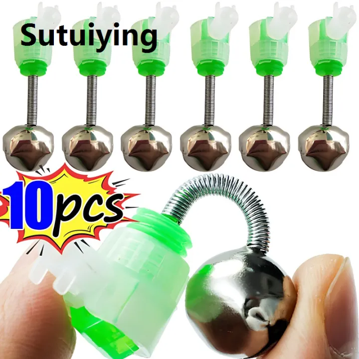 Sutuiying Original Fishing Bells Spiral Clip Fish Bells Bite Alarm Rod ...