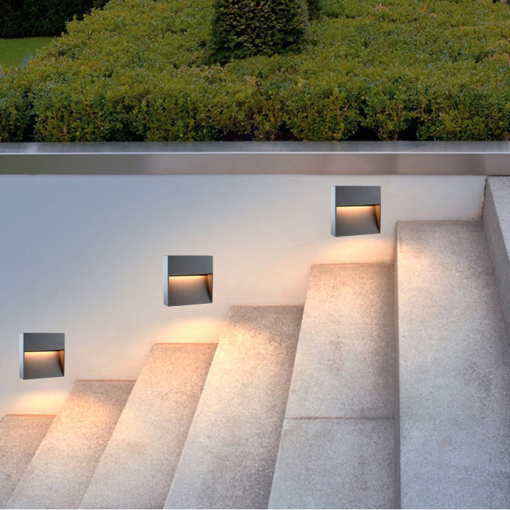 Led Stair Aluminum Step Lights Outdoor LED Wall Lamp Foot IP65 ...