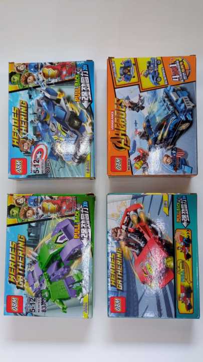 4 In 1 Lego Building Blocks Avengers Building Sets | Daraz.lk