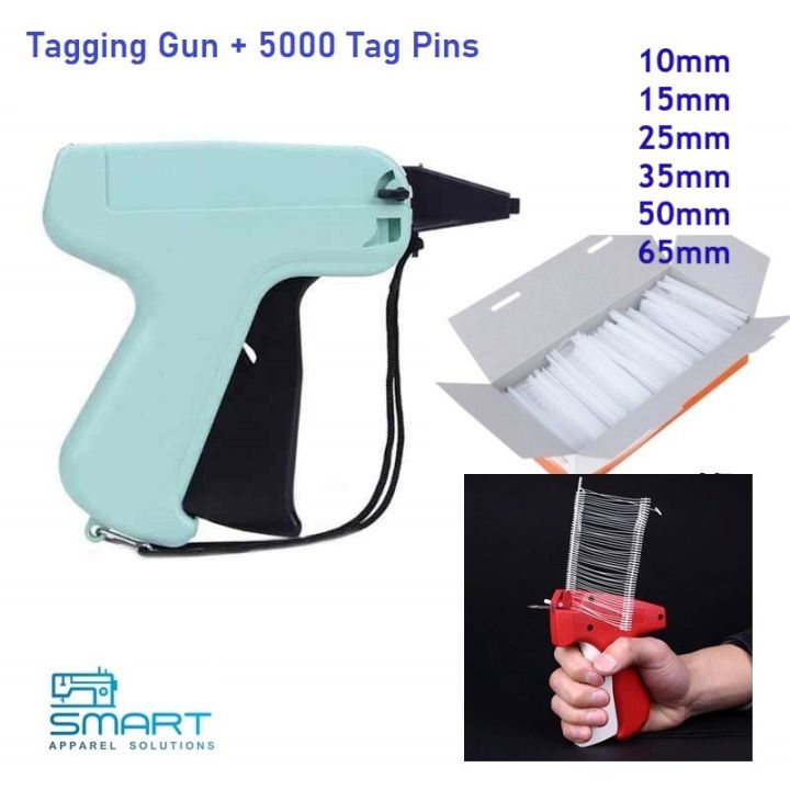 Tagging Gun Clothing Price Tag Clothing Tag gun Machine with 5000 Tag ...