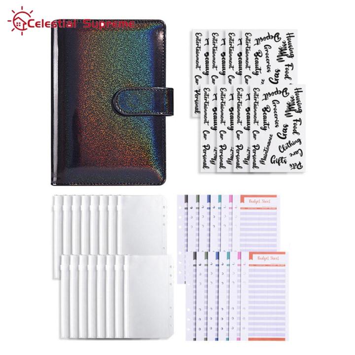Savings Challenge Notebook Money Saving Binder Book with Pen Holder A6 ...