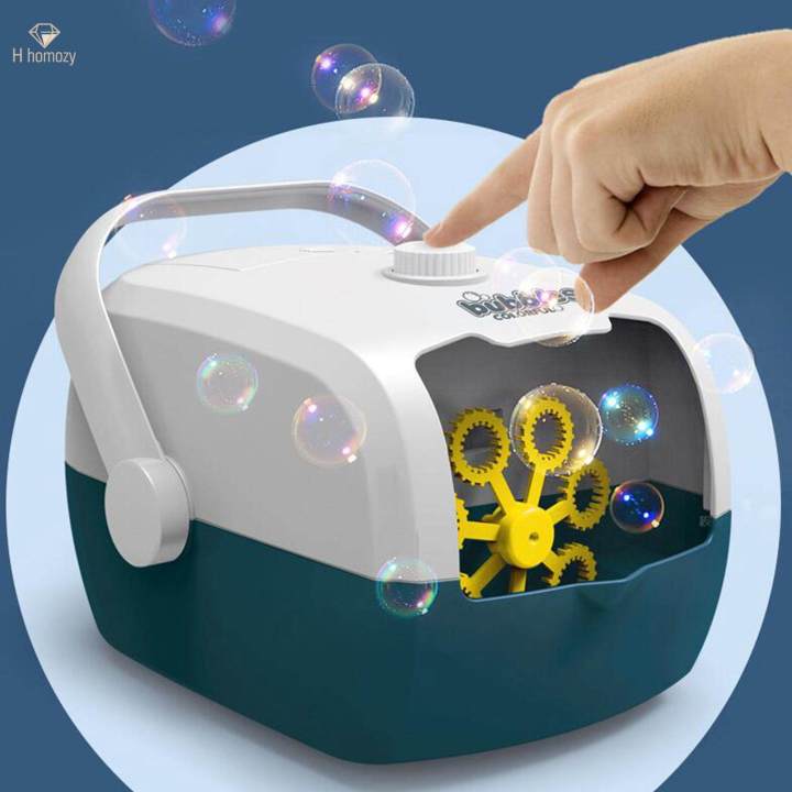 Electric Bubble Blower Maker Portable for Kids Children Boys | Daraz.lk