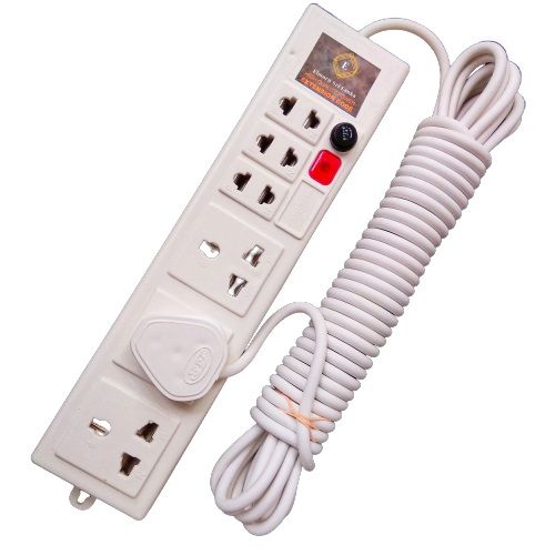 Sri Lankan Power Strip 5m 6 Sockets Surge Protector Wirecode Ac Plug Socket Electrical Adapter