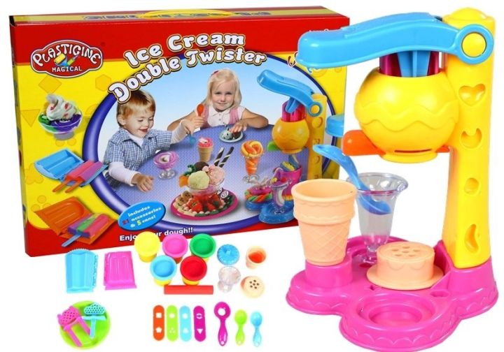 Ice Cream Double Twister Plasticine Magical Set | Daraz.lk