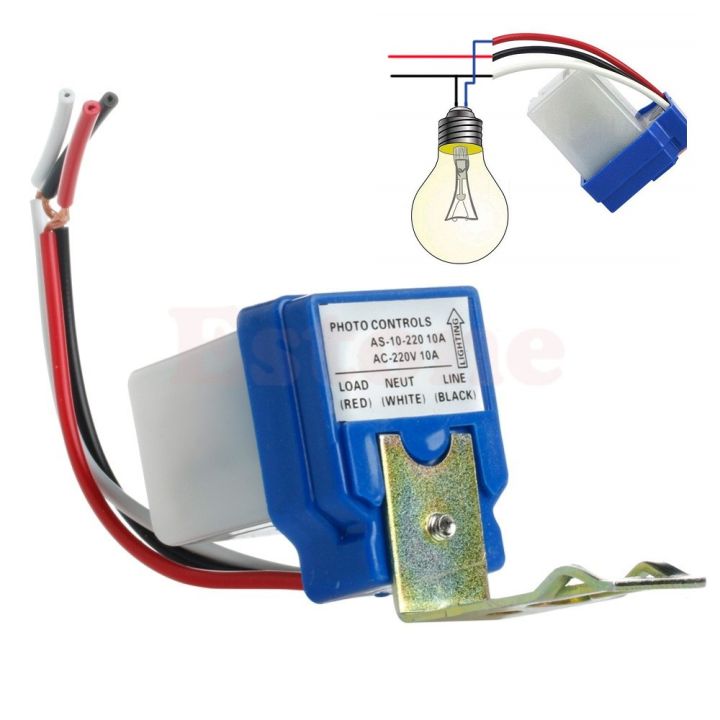 Photoswitch Sensor 10A - Switch Auto On Off Photocell Street Light ...