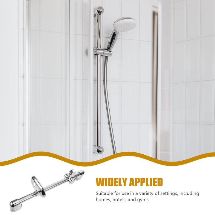 Handheld Shower Holder Shower Slide Bar with Soap Tray Adjustable ...