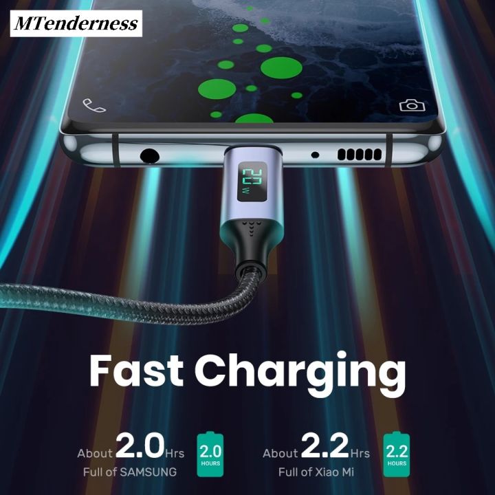 MTenderness Mobile phone millet voltage with fast 3A data cable CType ...