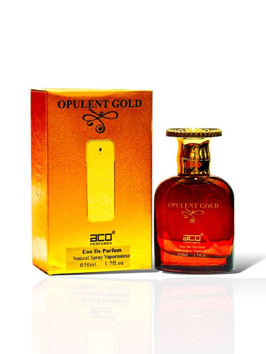 Opulent Gold Perfume 50ml for Men / ACO Golden Fragrance Eau de Parfum ...