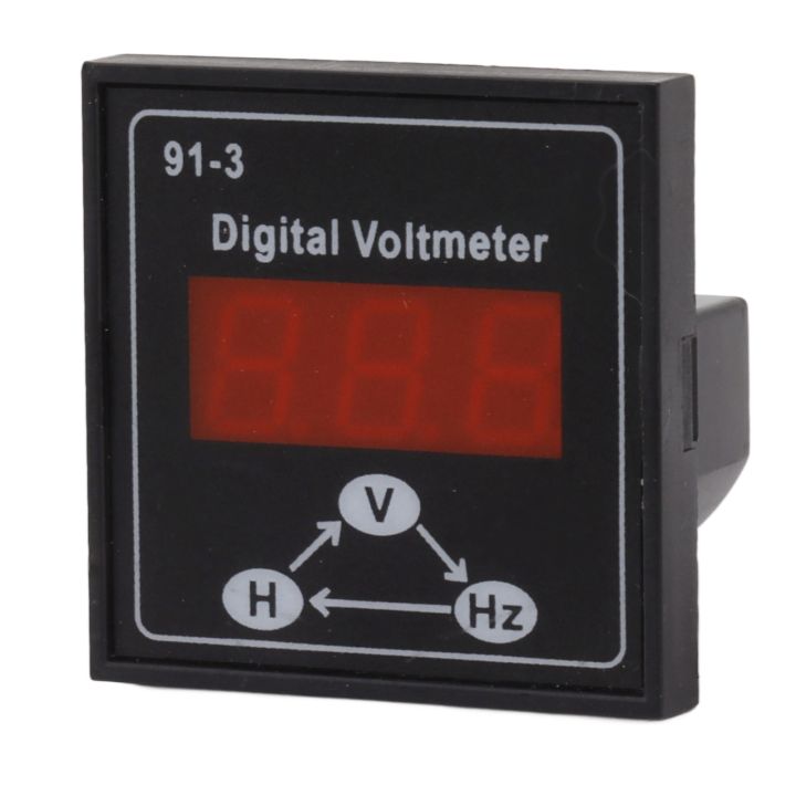 Digital Voltmeter Plastic 3 Digit Led Digital Display Single Phase 3 ...