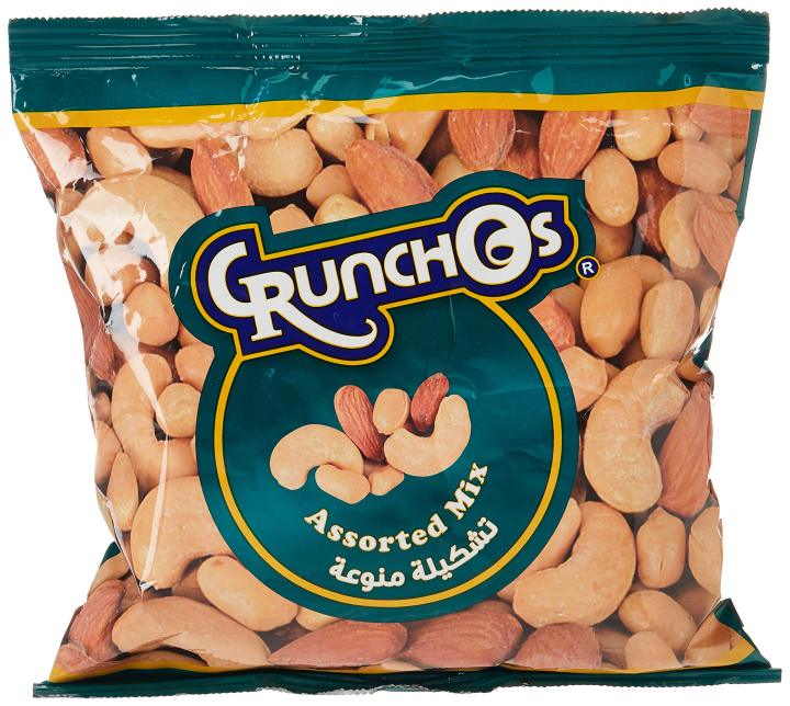 Crunchos Assorted Mix Nuts Almond Pista Cashew Soyabean Snack [250g ...