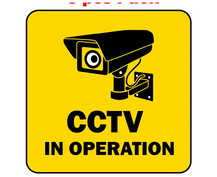 CCTV In Operation Sticker (1pcs) Sticker For Bike, Car Stickers, Van ...