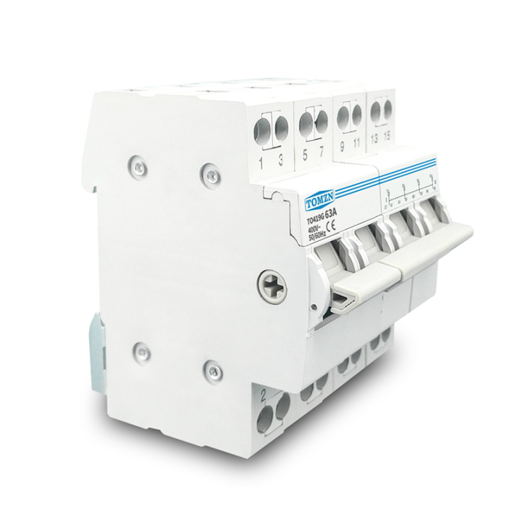 JOUYI 3X 4P 63A 3 Phase Dual Power Manual Transfer Isolating Switch ...