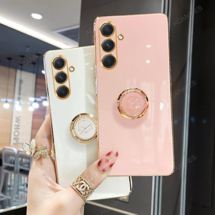 M 54 23 Luxury Plating Ring Holder Case For Samsung Galaxy M54 M14 M23 ...