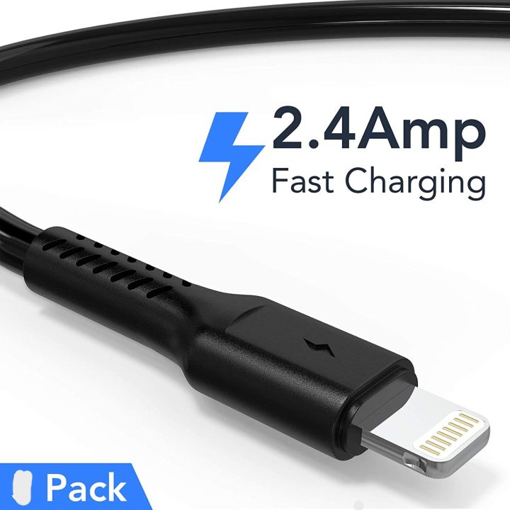 Iphone Charging Lightning Cable 2.4A Fast Charging Cable High Speed ...