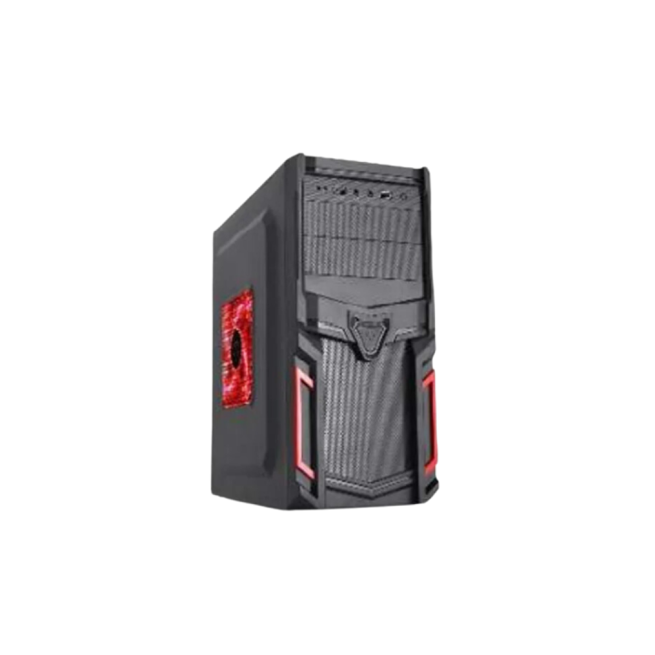 RGB PC Computer Casing Red Color ATX 66 | Daraz.lk