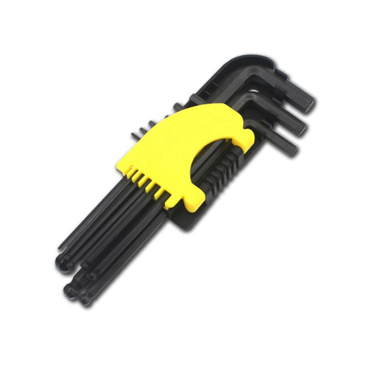 9-In-1 Ball-End Hex Wrench Set Hex Screwdriver Tool Set Square Wrench ...