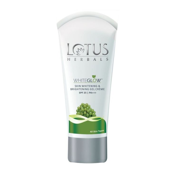 Lotus Herbals WhiteGlow Skin Whitening & Brightening Gel Cream SPF25PA ...