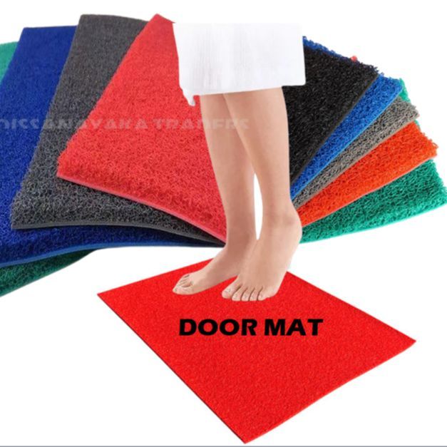 Comfortable PVC coil floor mat door carpet home dust proof door mat ...