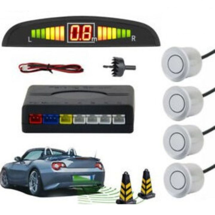 Car Parking Sensor Kit with LED Display Assistant Parking Sensor ...