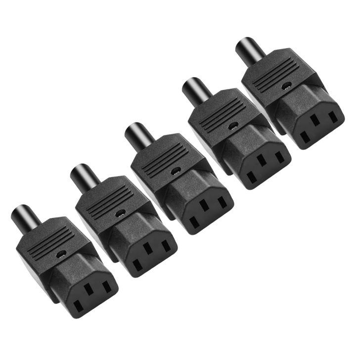 5PCS IEC C13 Power Plug Connector C13 Female Plug Power Adapter ...