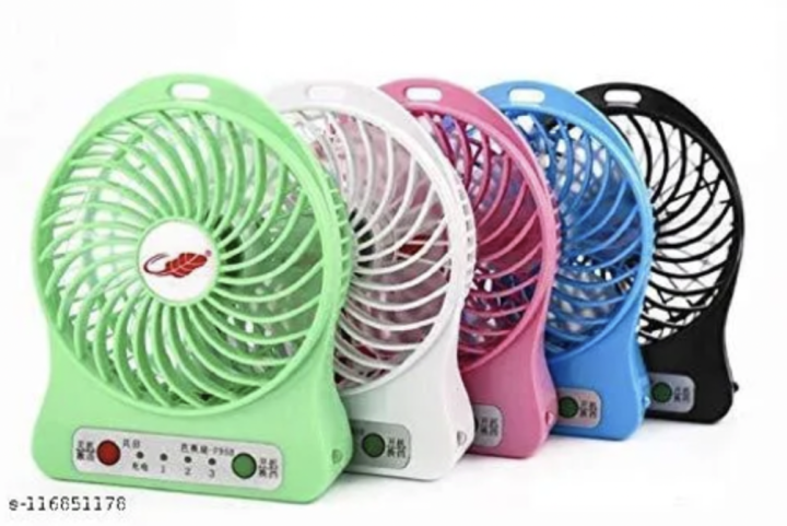 USB Rechargeable Fan with Full Set (Battery n Cable) | Daraz.lk