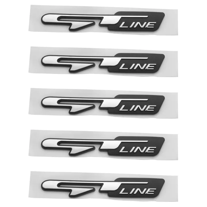 5X Cool 3D Car Style Sticker Letters Sticker for Rear Trunk Car Doors ...