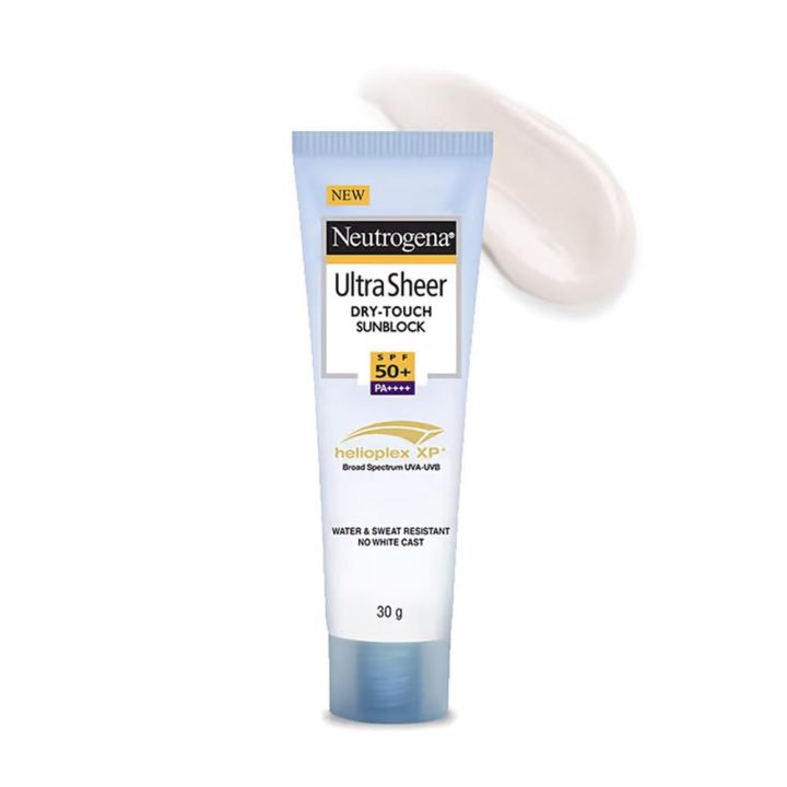 Neutrogena Ultra Sheer Sunscreen SPF 50+ | Broad Spectrum UVA/UVB ...