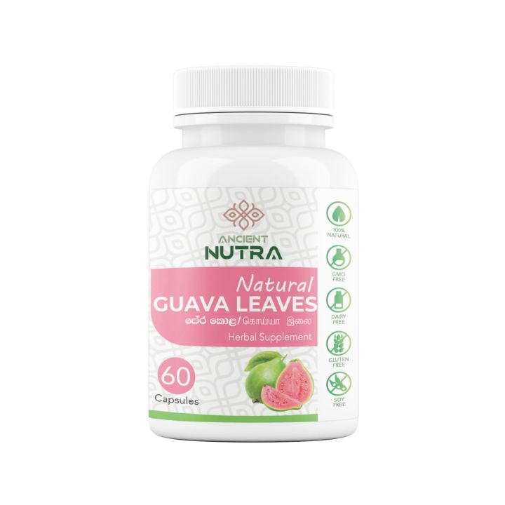 Ancient Nutra Guava Leaves Capsules - Digestive Health | Daraz.lk