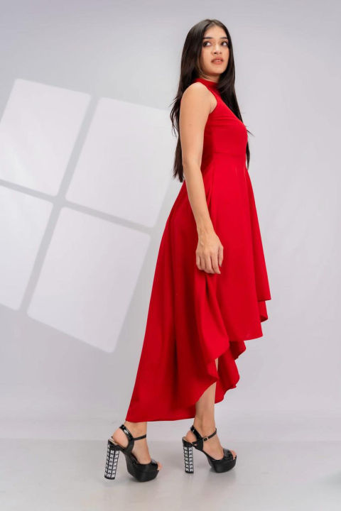 stylish high-low halter neck dresses | Daraz.lk