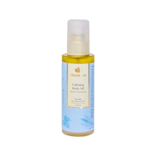 Shankara Calming Body Oil with Pure Essential Oils, Vetiver, and ...