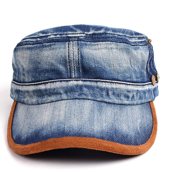 【CozyVoyage】Difanni Casual Army Cadet Baseball Cap Adjustable Denim ...