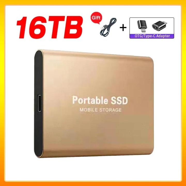 Portable SSD 1TB High-speed Mobile Solid State Drive 500GB External ...
