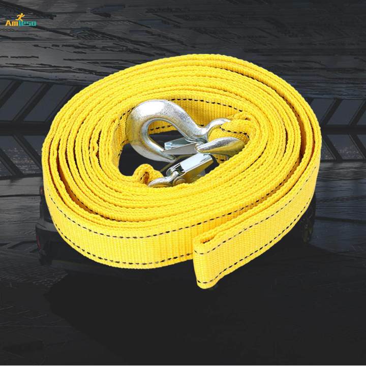 Heavy Duty Tow Strap with Hooks ATV Tow Strap 5m | Daraz.lk