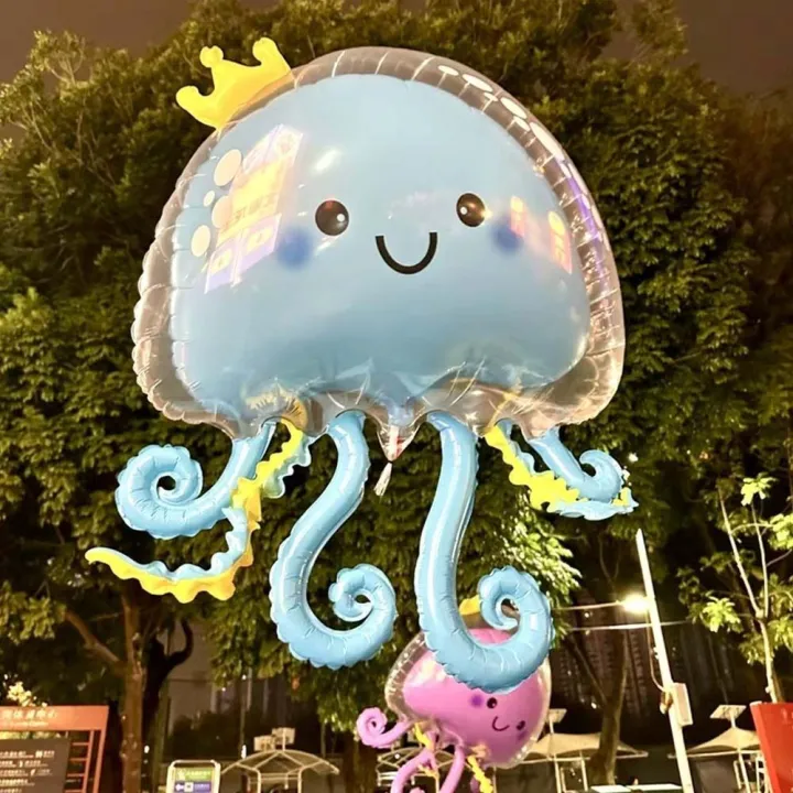 Creative Gift Cute Octopus Bubble Balloon Double-layer Inflatable ...