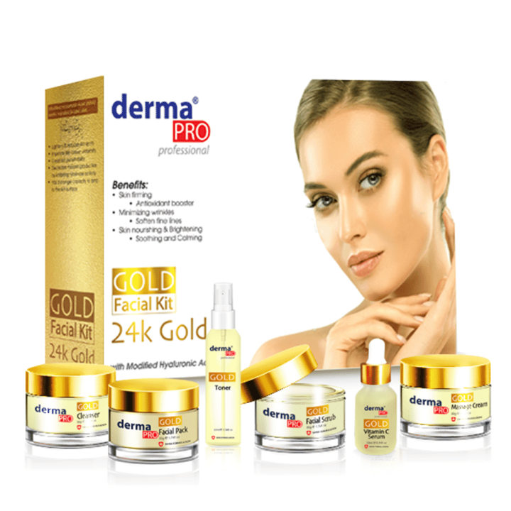 derma PRO Gold Facial Kit | Daraz.lk
