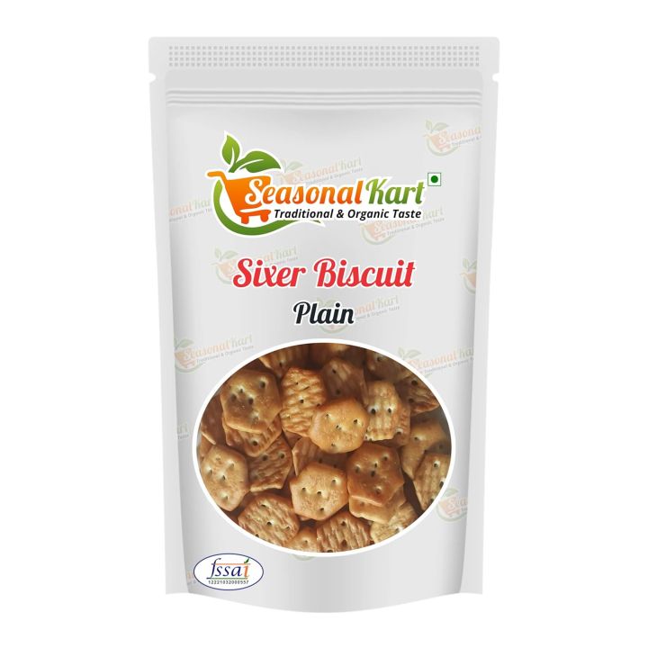 SeasonalKart Small Salted Hexagonal Biscuits 400 gms || Mini Cracker ...