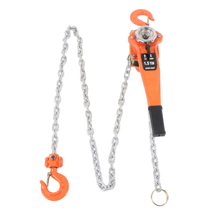 Ratchet Puller Hoist Alloy Manganese Steel Wear Resistance 1.5T 3300LBS ...
