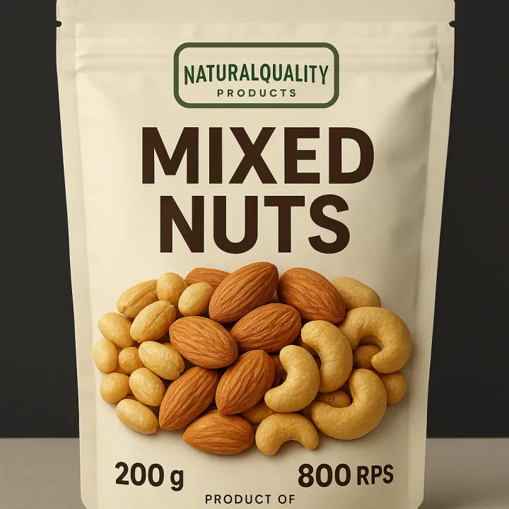 mix nuts 200g pea nuts, almonds and cashew nuts | Daraz.lk