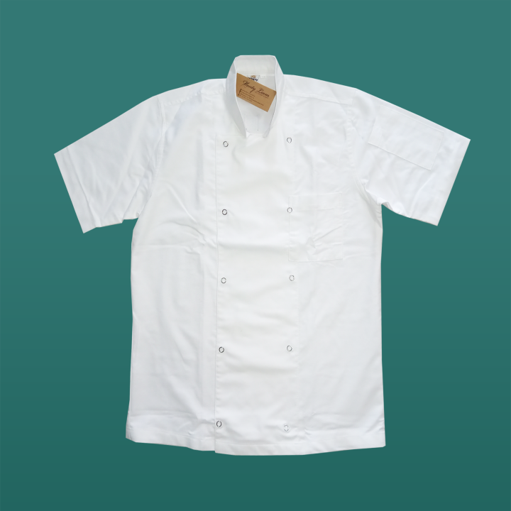 Cook Coat White short sleeve | Daraz.lk