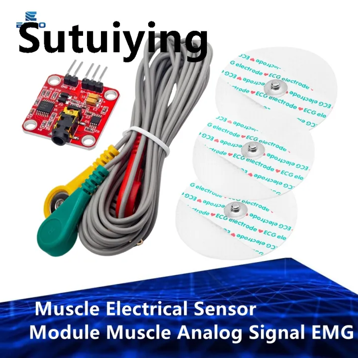 Sutuiying EGBO Muscle Electrical Sensor Module Muscle Analog Signal EMG ...