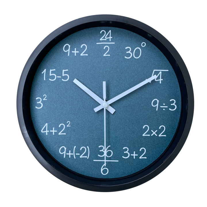 MuXiaRe 1pc mathematical function formula design wall clock, children's ...