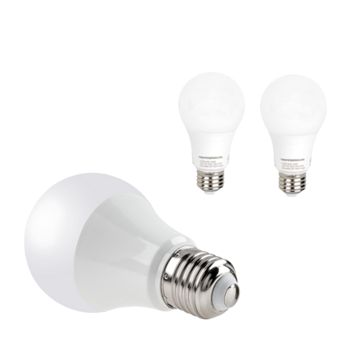 5W Screw (E27) Led Light Bulbs 2 In 1 Pack | Daraz.lk