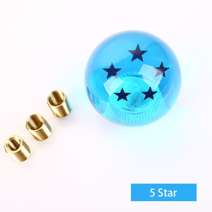 【5 Stars】 Universal Gear Shift Star Car Shift Knobs With Screws Blue ...