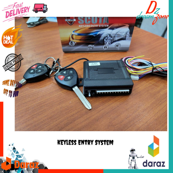 4 Button Scuta Toyota Keyless Entry System Car Alarm Systems Central ...