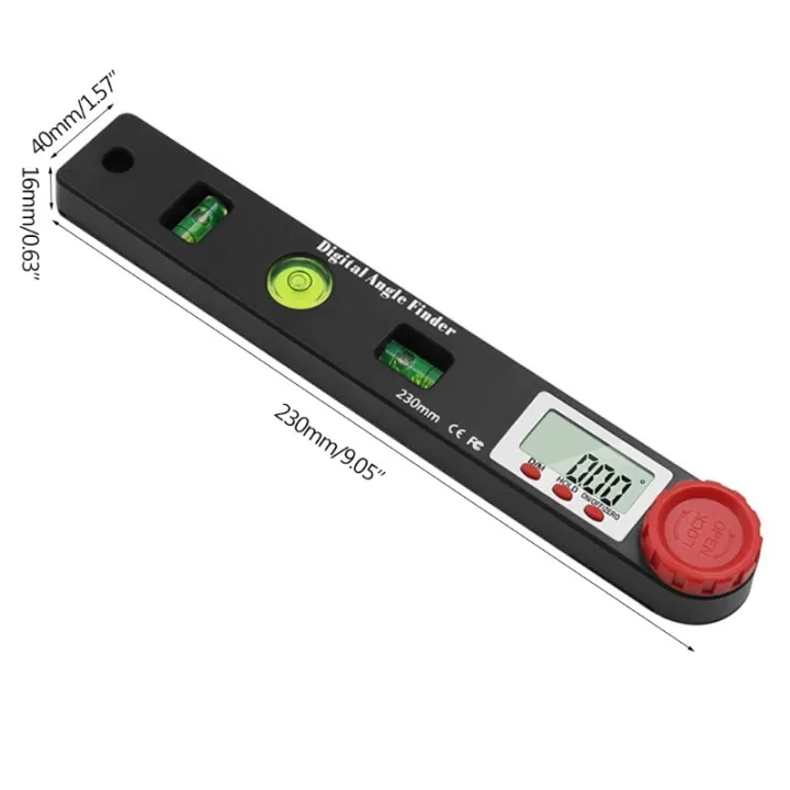 High Precision 4-in-1 Digital Display Angle Ruler Electronic Universal ...
