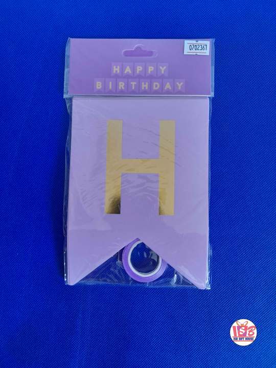 Happy Birthday Banner, Paper Bunting Garland Banners Flags Happy ...
