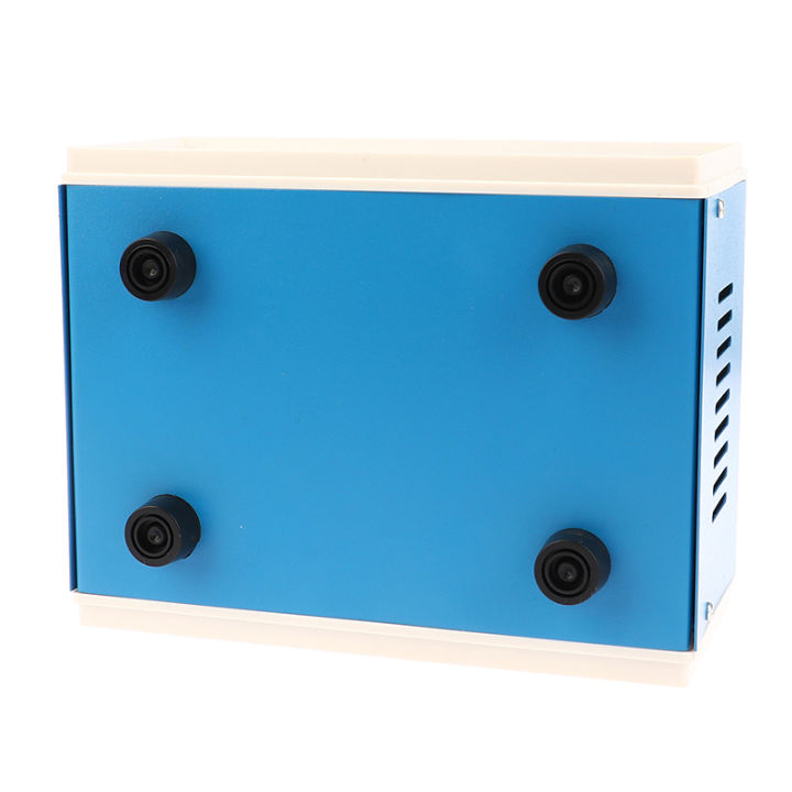 Blue Junction Box Metal Rectangle Electronic Project Case DIY ...