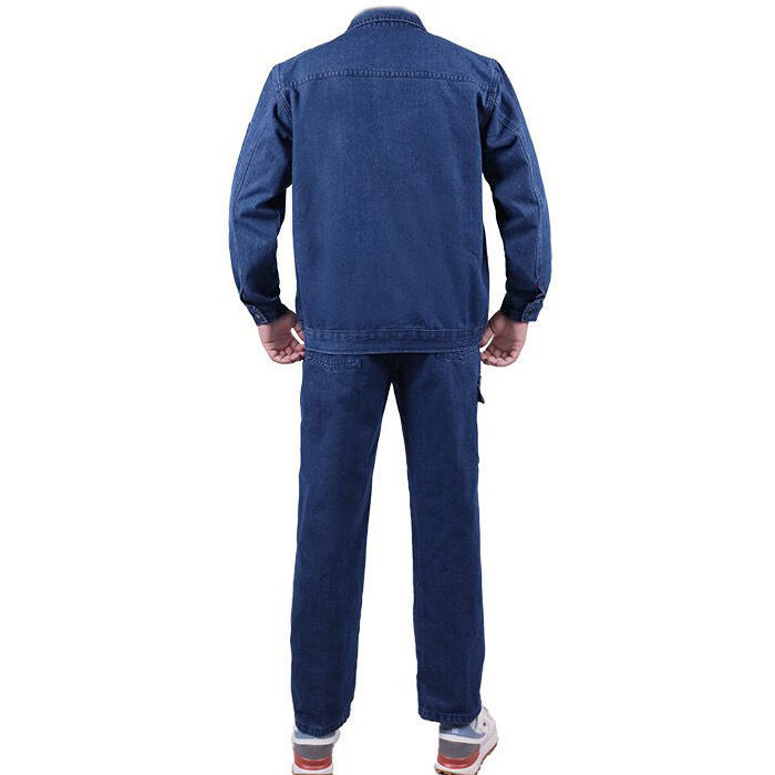 Pure Cotton Welding Thick Work Clothes Suit Male Welder Labor ...